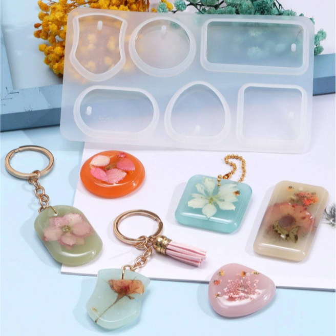Silicone Mould – Keychain/Pendant Set – Artistiq Designs
