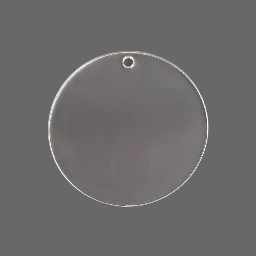 Acrylic Keyring Blanks – Round – Artistiq Designs