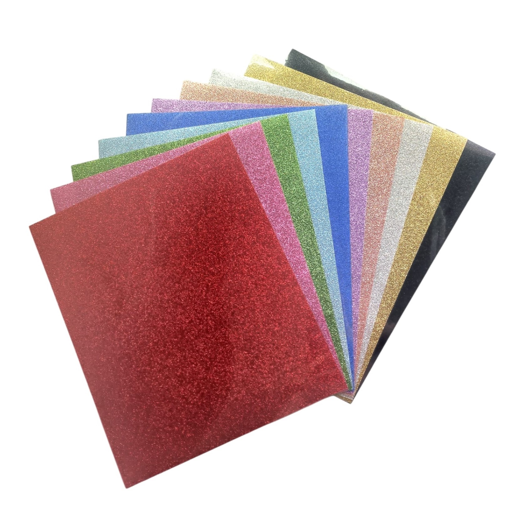 Heat Transfer Vinyl (HTV) Bundle – Glitter (10 sheets) – Artistiq Designs